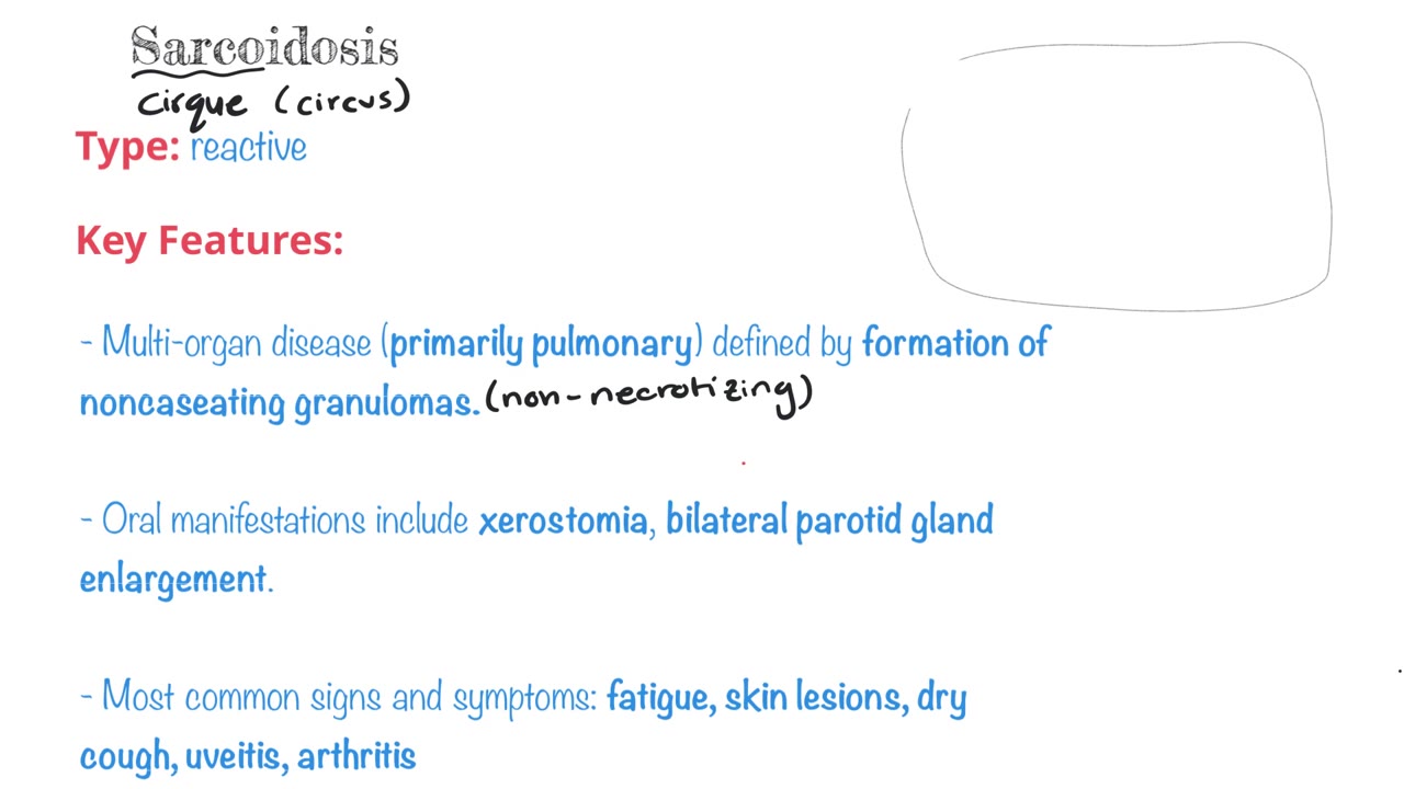 Sarcoidosis with Mnemonics - Rememberology